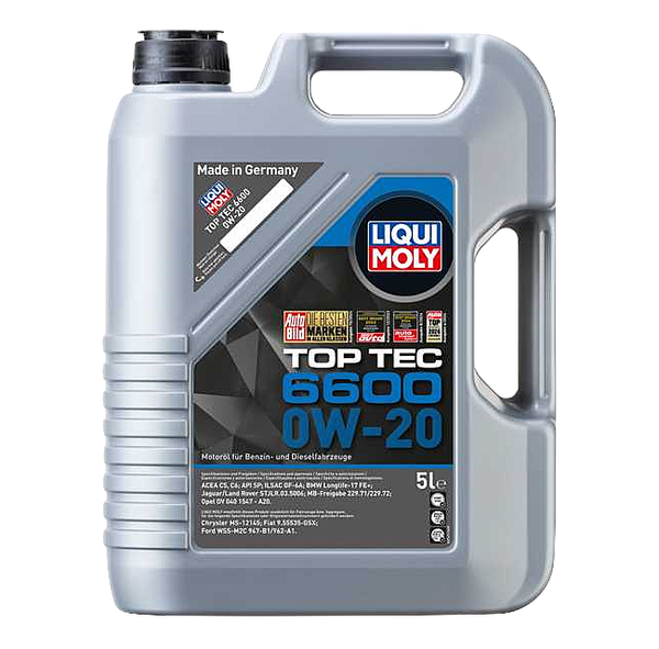 Liqui Moly Top Tec 6600 0W-20 Engine Oil (5L) – Lubrycant